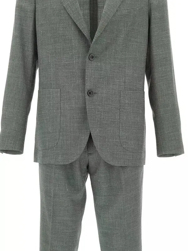 Boglioli Peak Lapel Patch Pocket Suit