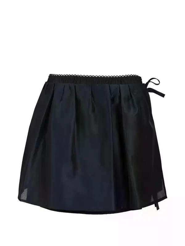 DUNST Layered Pleated Skirt - Black