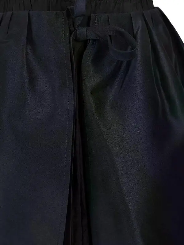DUNST Layered Pleated Skirt - Black