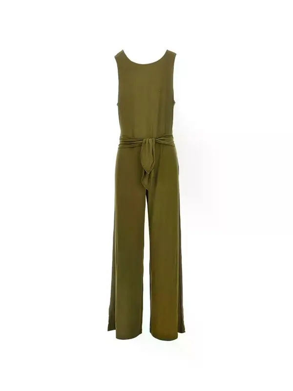 Emporio Armani Tie-waist Jumpsuit - Green