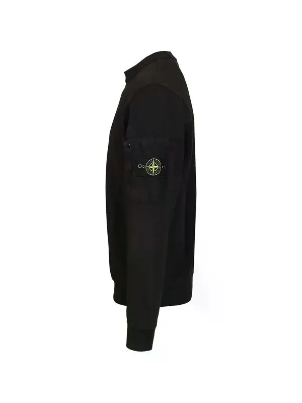 Stone Island Sleeve-pocket Sweatshirt - Black