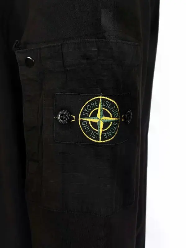 Stone Island Sleeve-pocket Sweatshirt - Black
