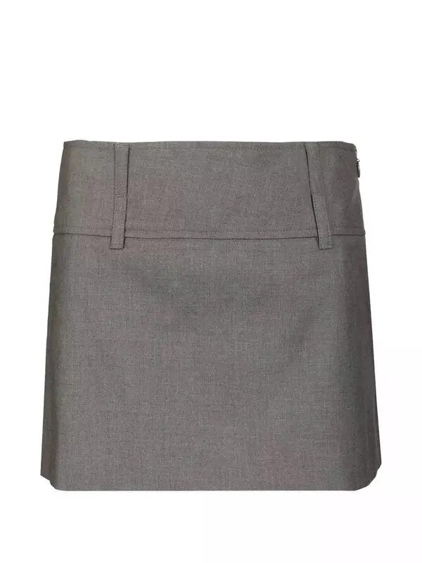 DUNST Integrated Briefs Micro Skirt - Grey
