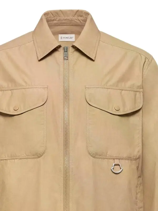 Moncler Zip-up Shirt Jacket - Neutrals