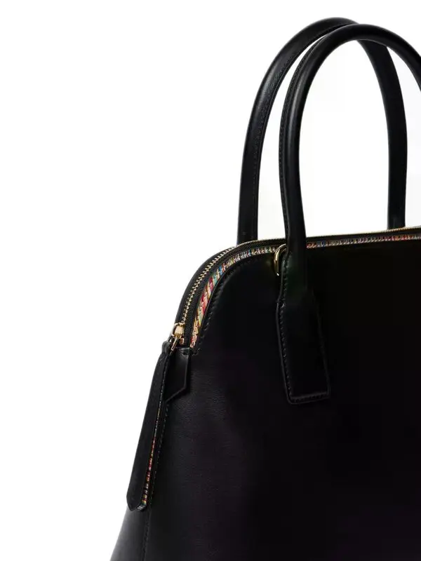 Paul Smith Signature Stripe Leather Tote