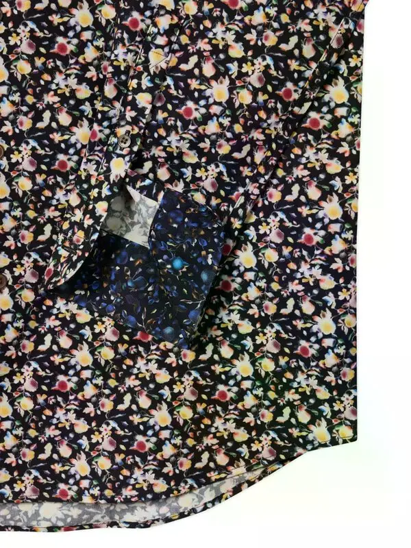 Paul Smith Floral-print Shirt - Black