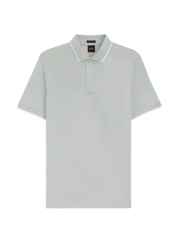 BOSS Cotton Polo Shirt - Grey