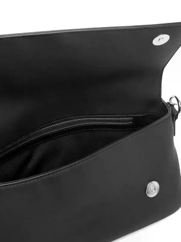 Moschino Logo-detail Shoulder Bag - Black