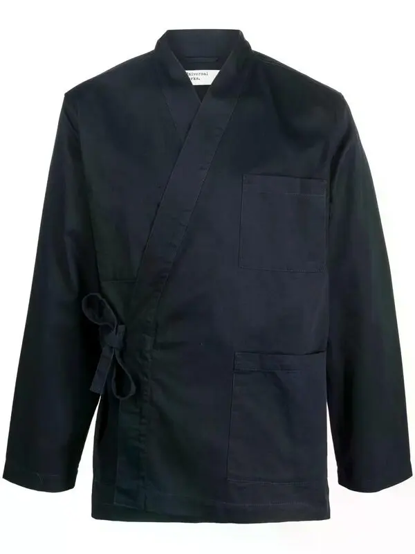 Universal Works Side-tie Denim Jacket - Blue