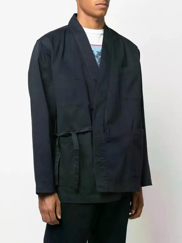 Universal Works Side-tie Denim Jacket - Blue