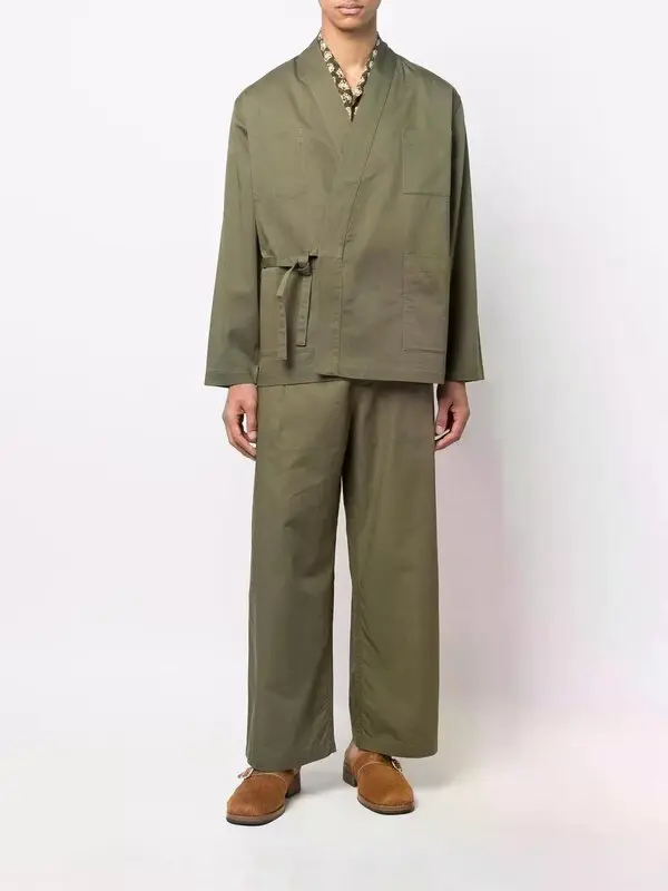 Universal Works Patch-pocket Worker Jacket - Green