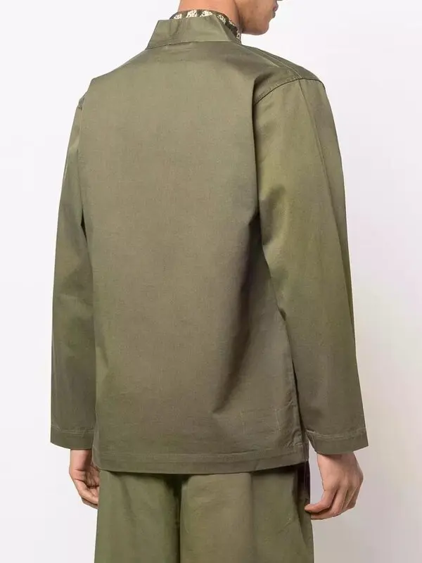 Universal Works Patch-pocket Worker Jacket - Green
