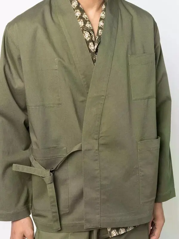Universal Works Patch-pocket Worker Jacket - Green