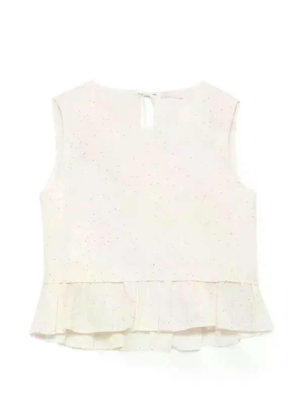 Liu Jo Floral Sequin Blouse
