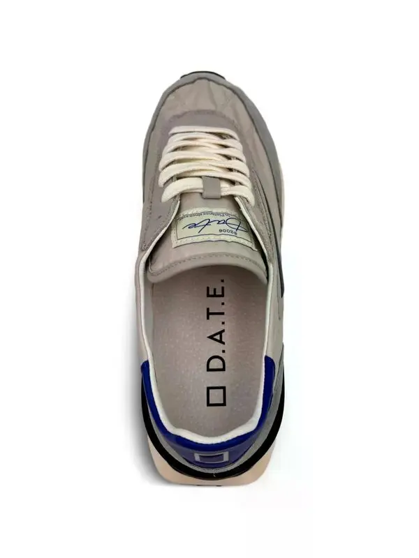 D.a.t.e. Panelled Lace-up Sneakers - Grey
