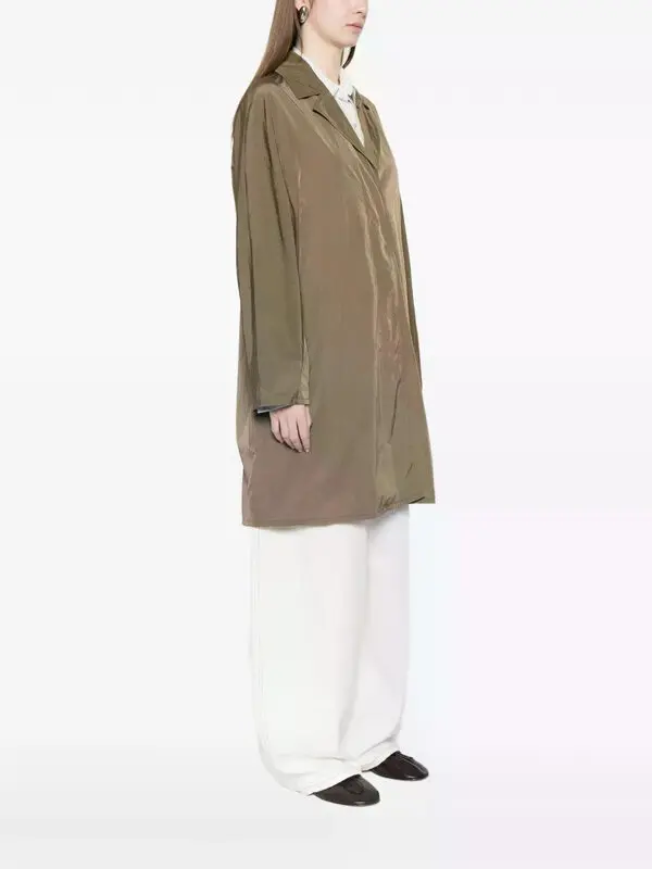 THE ROW Felixa Collared Coat - Green