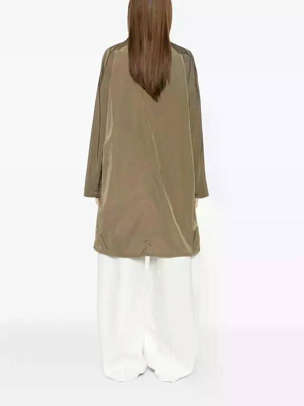 THE ROW Felixa Collared Coat - Green