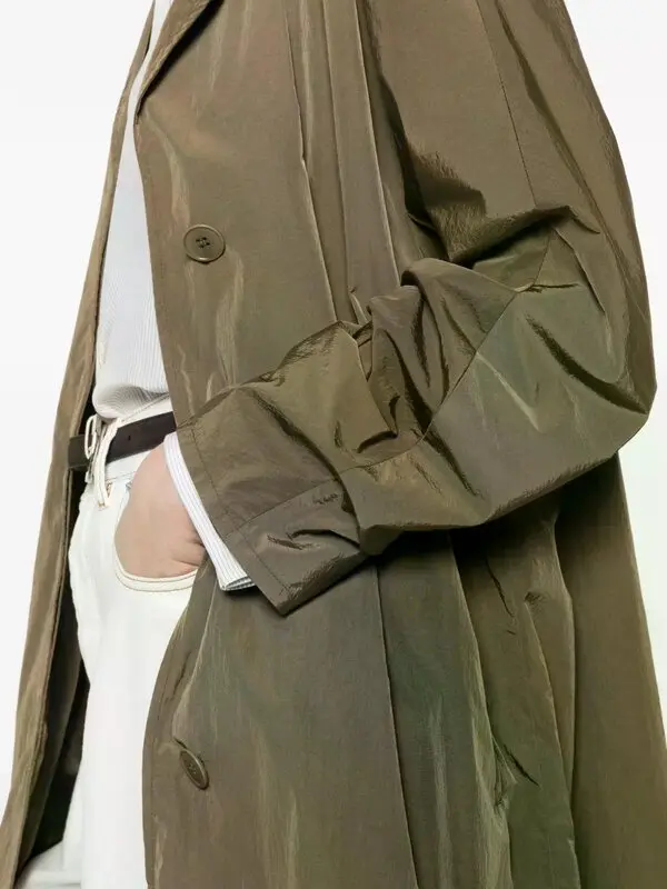 THE ROW Felixa Collared Coat - Green