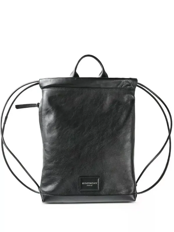 Givenchy Antigona Stamped Drawstring Backpack - Black