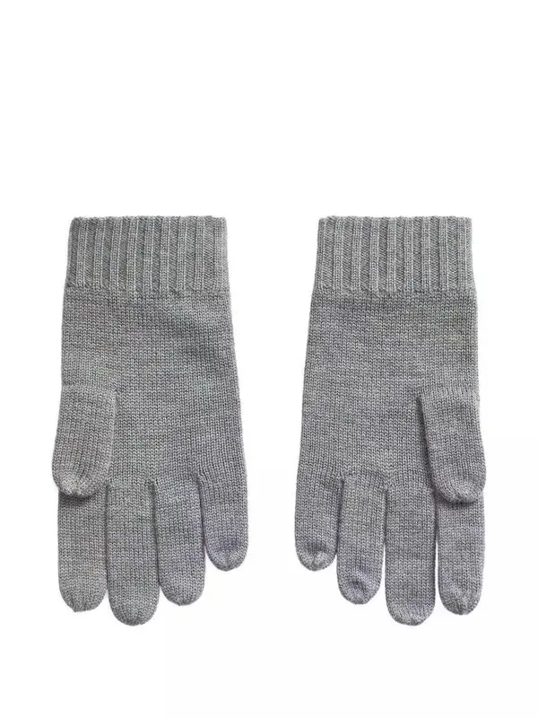 Polo Ralph Lauren Ribbed Gloves With Embroidered Logo