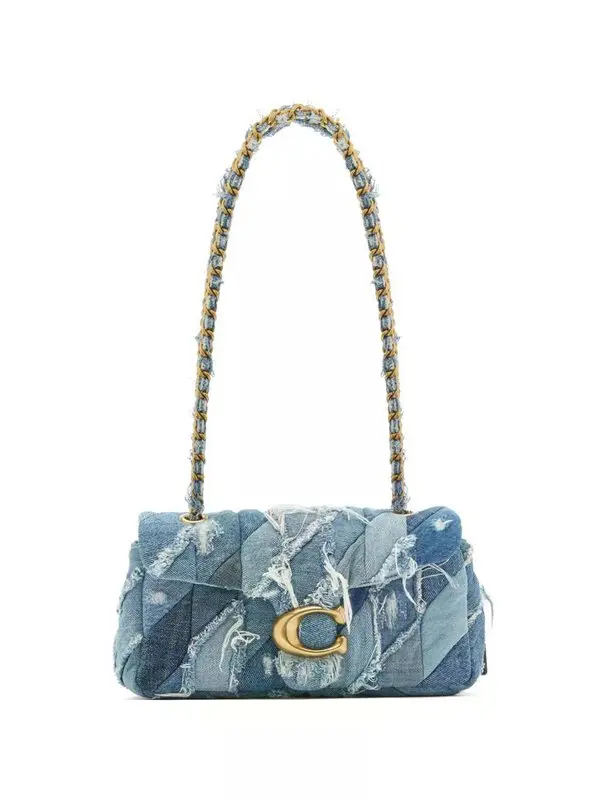 COACH Tabby Patchwork-design Shoulder Bag - Blue