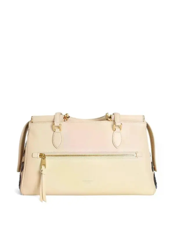 Dolce & Gabbana Medium Vittoria Embroidered Handbag - Neutrals