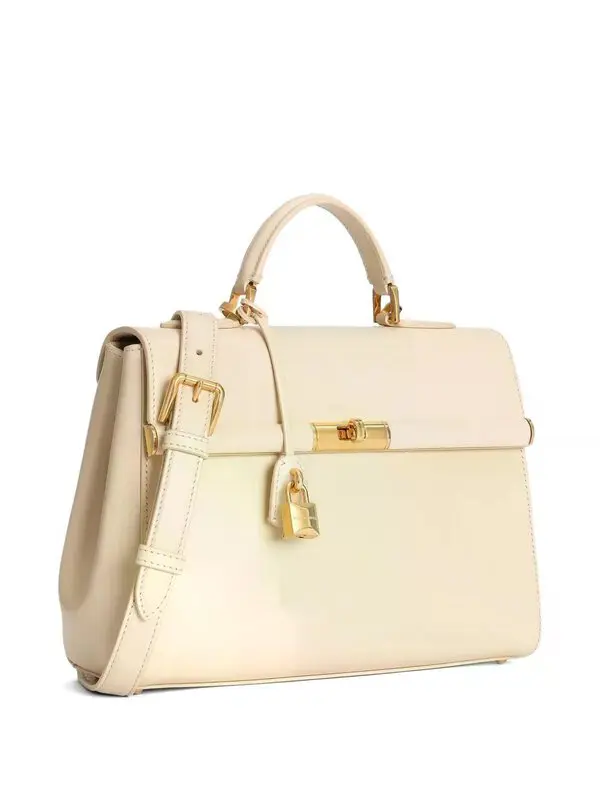 Dolce & Gabbana Marlene Handbag In Palmellato Calfskin - Neutrals