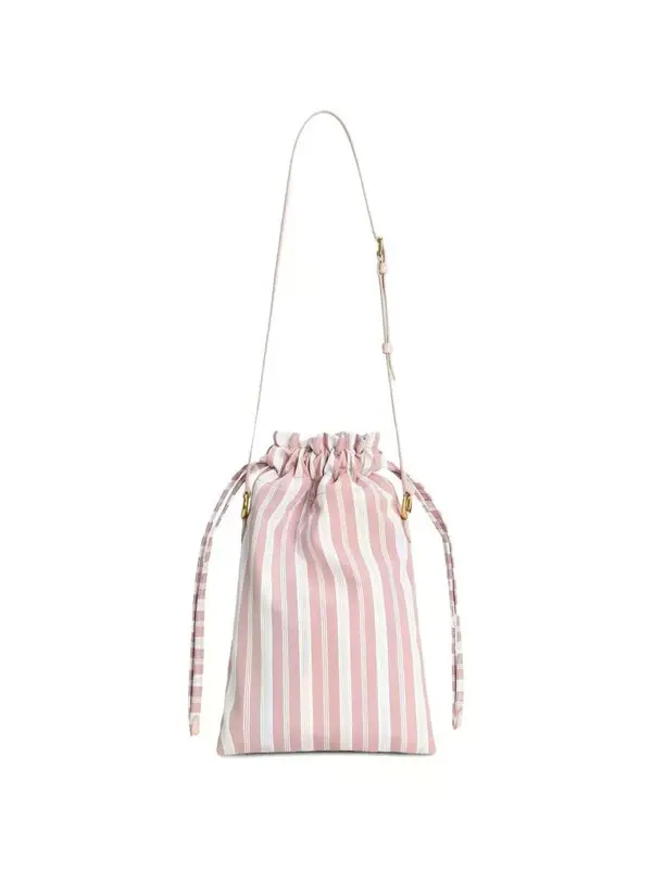 Dolce & Gabbana Essenza Striped Poplin Bag - Pink