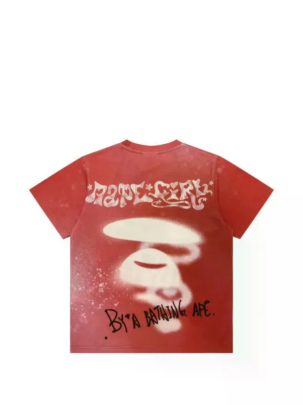 AAPE BY *A BATHING APE Graffiti-print T-shirt