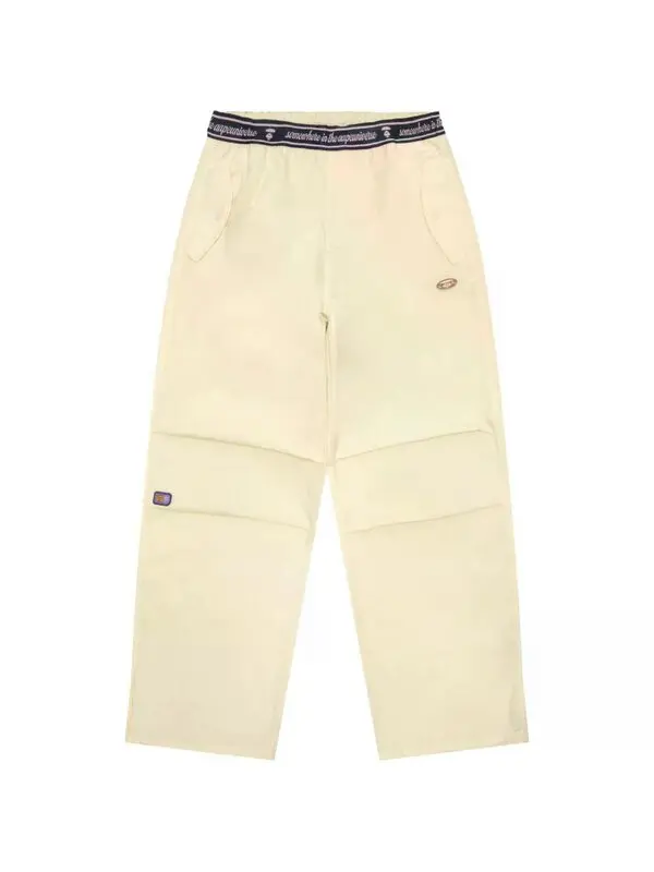 AAPE BY *A BATHING APE Elastic-waistband Logo Trousers