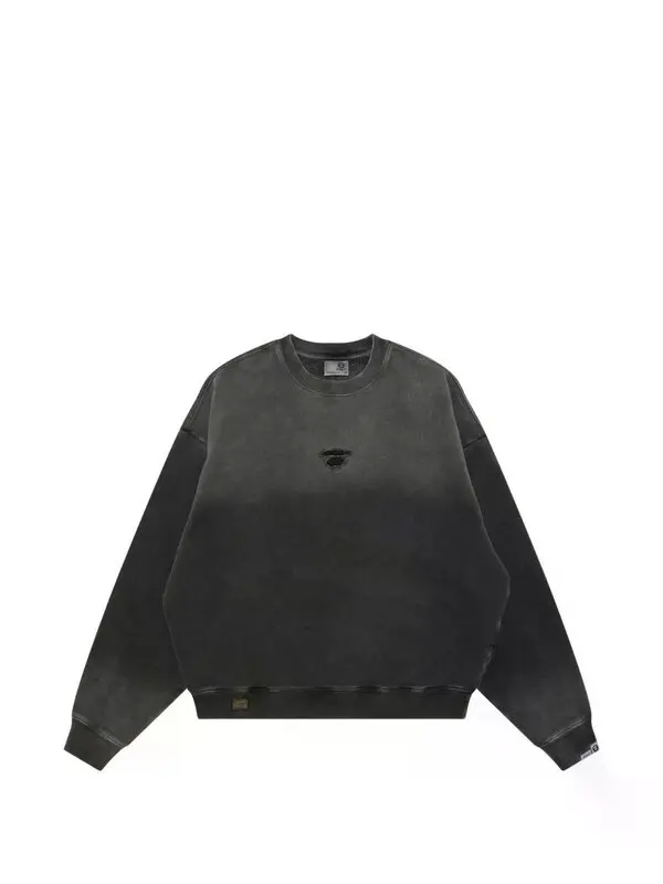 AAPE BY *A BATHING APE Logo-patch Sweatshirt - Grey