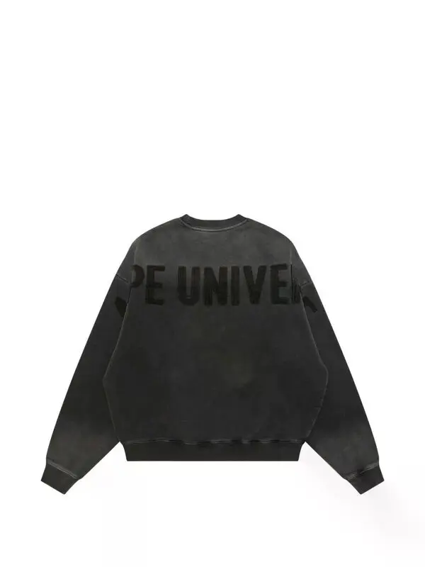 AAPE BY *A BATHING APE Logo-patch Sweatshirt - Grey