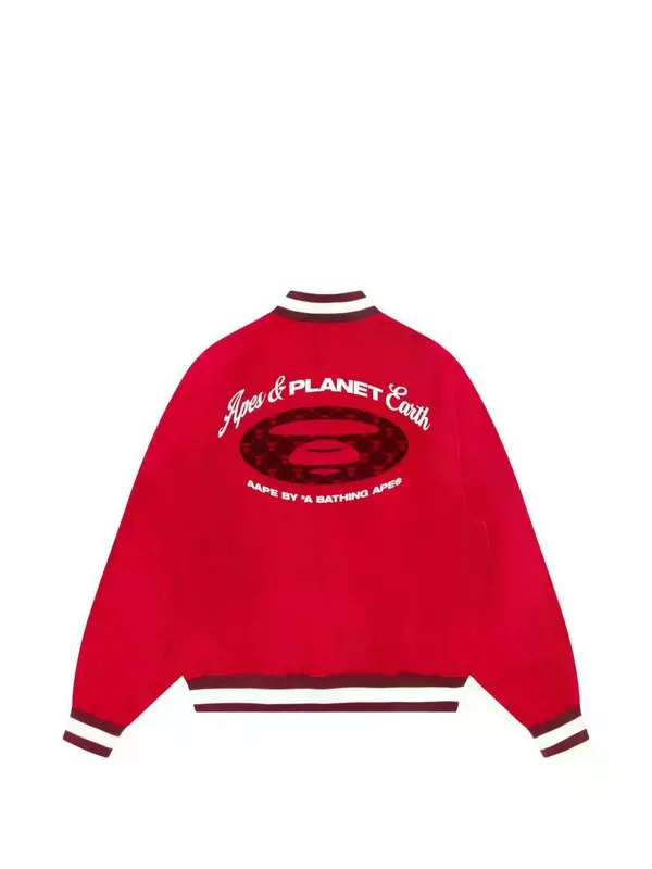 AAPE BY *A BATHING APE Logo Jacket - Red