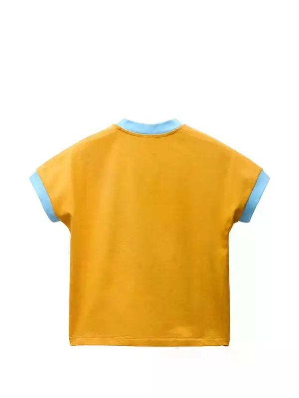 Versace Stretch Cotton-jersey T-shirt - Yellow