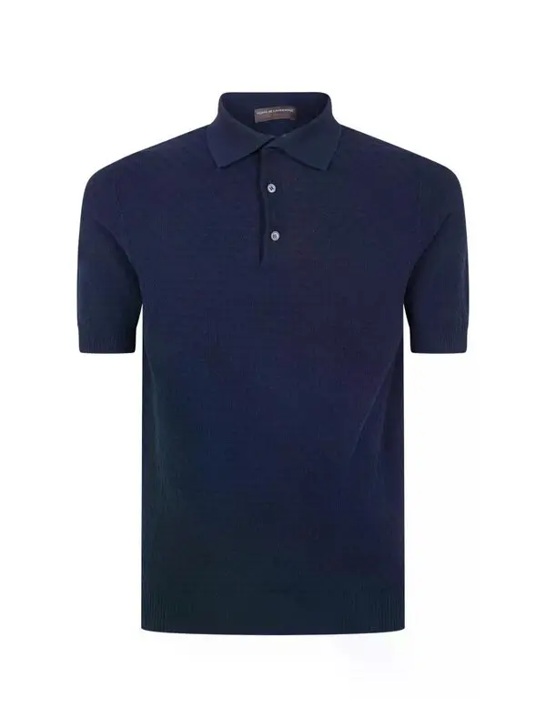FILIPPO DE LAURENTIIS Short-sleeve Polo Shirt - Blue
