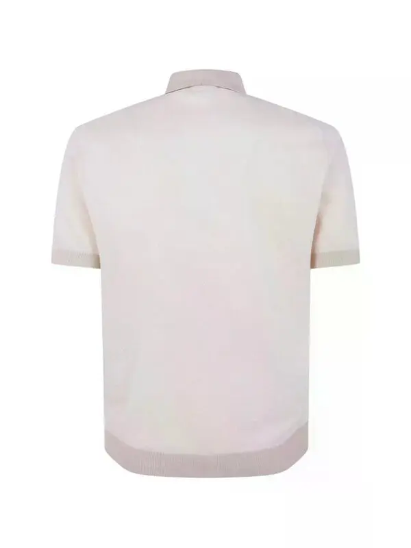 FILIPPO DE LAURENTIIS Short-sleeve Polo Shirt - Neutrals