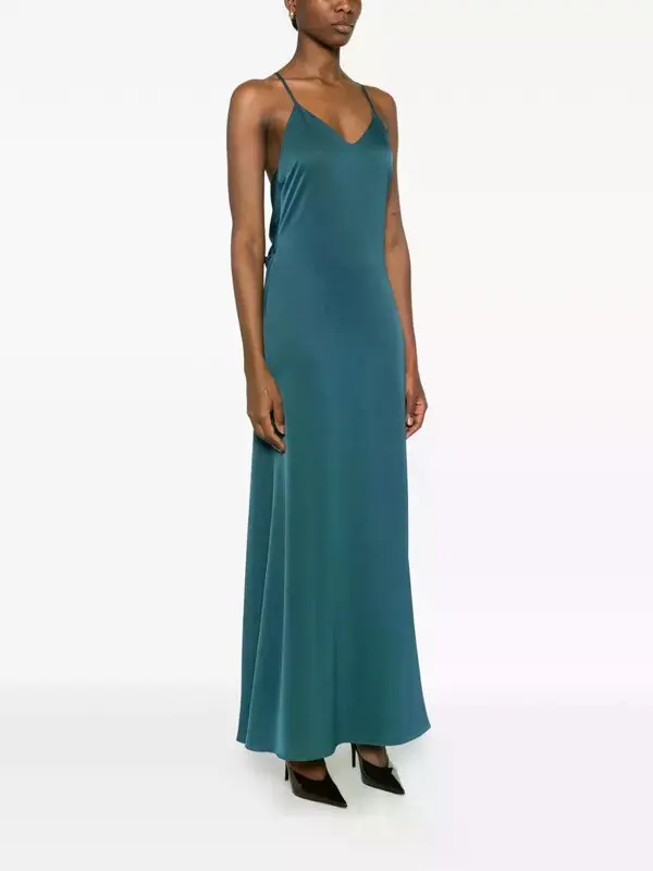 ALPHATAURI Cross-strap V-neck Maxi Dress