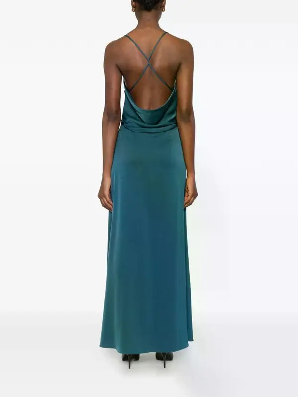 ALPHATAURI Cross-strap V-neck Maxi Dress