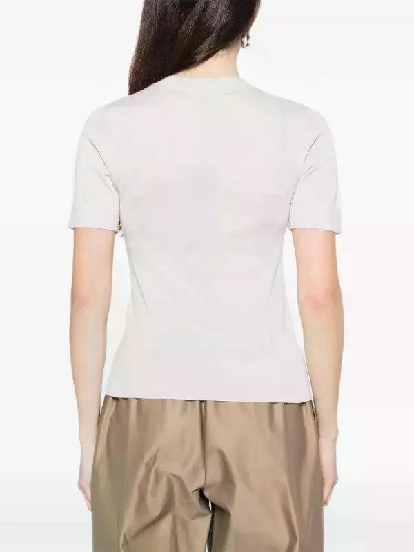 ALPHA TAURI Knit Short-sleeve Top