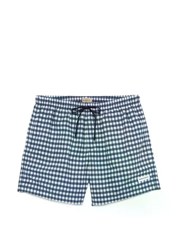 Woolrich Elasticated-waistband Swim Shorts - Blue