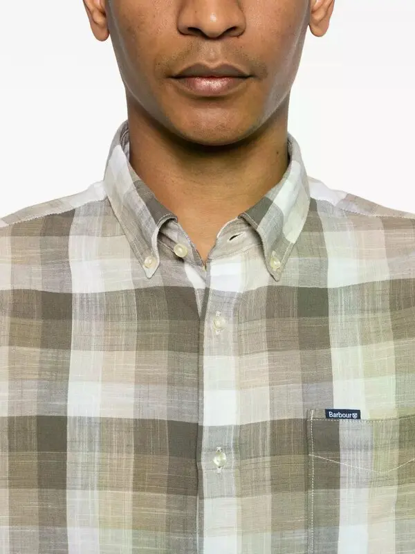 Barbour Check-pattern Shirt - Neutrals