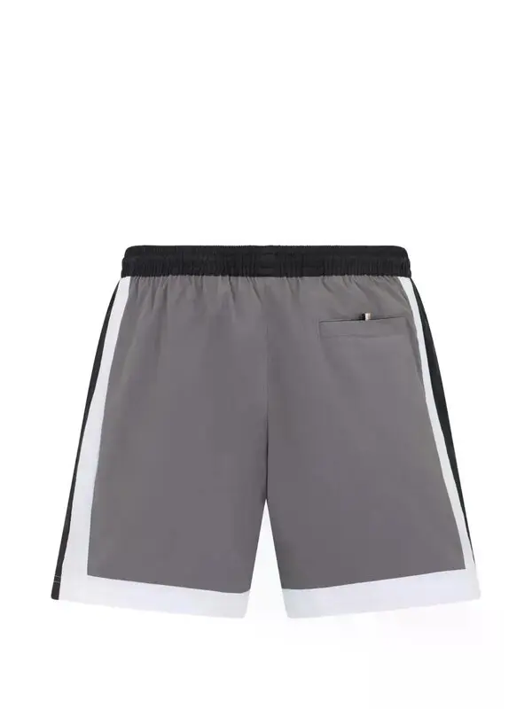 BOSS Colourblock Design Swimming Shorts - Grey