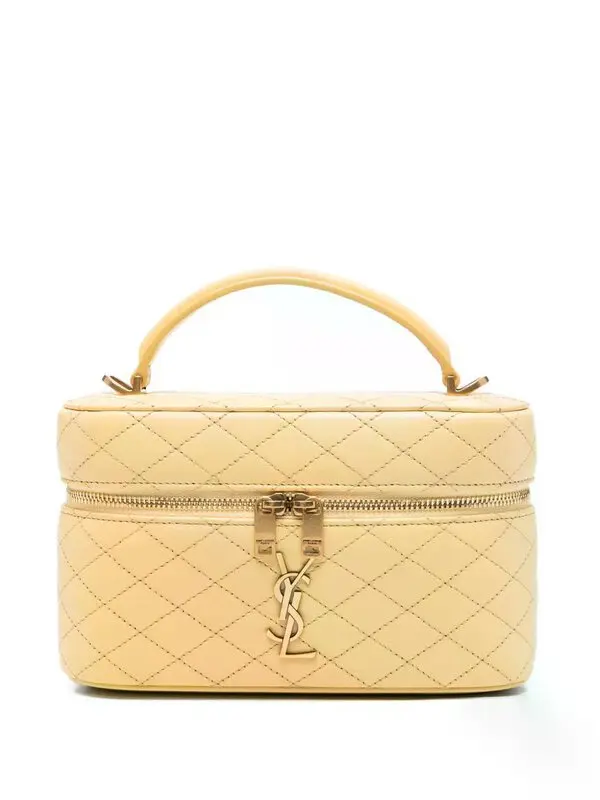 Saint Laurent Gaby Quilted Mini Bag - Yellow