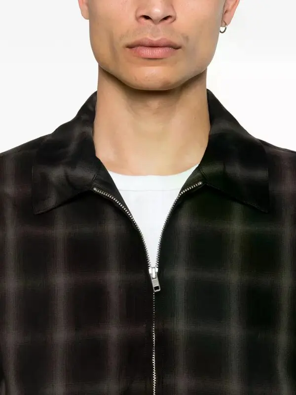 ARTE ANTWERP Plaid Zip-up Jacket