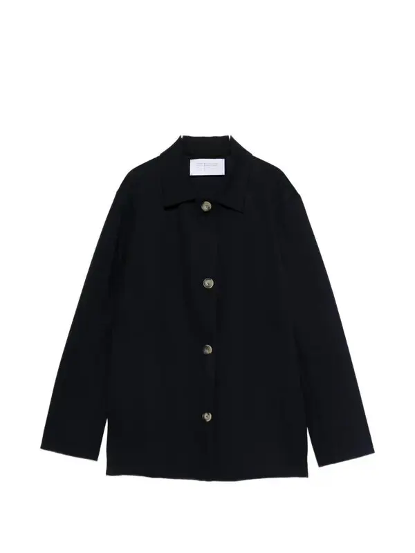Harris Wharf London Buttoned Jacket - Blue