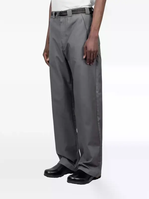 ROA Buckle-detail Trousers - Grey