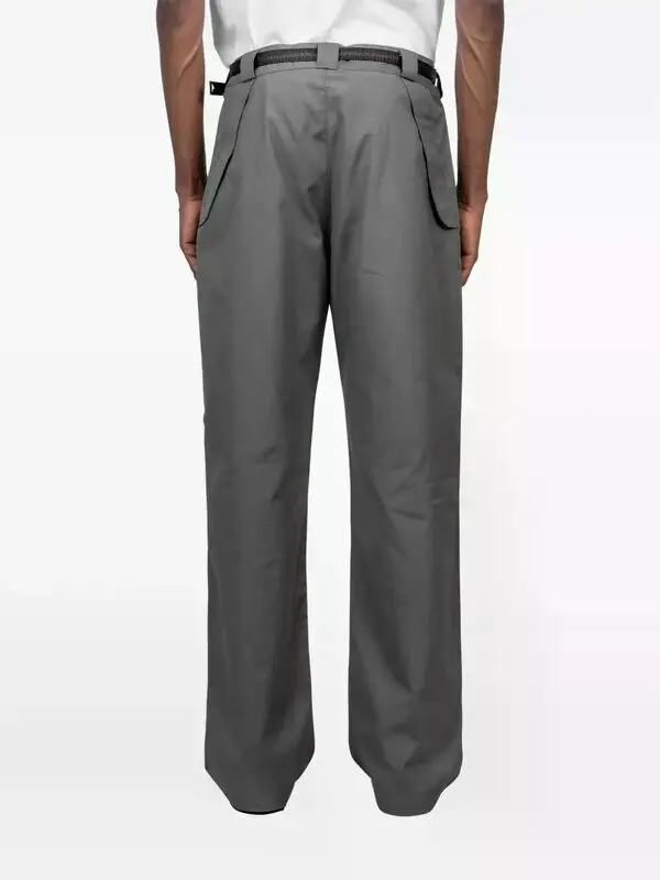 ROA Buckle-detail Trousers - Grey