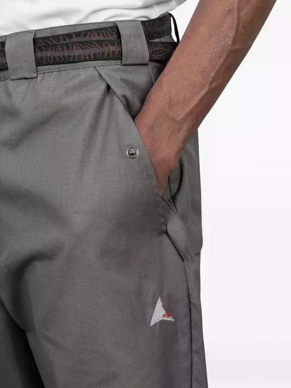 ROA Buckle-detail Trousers - Grey
