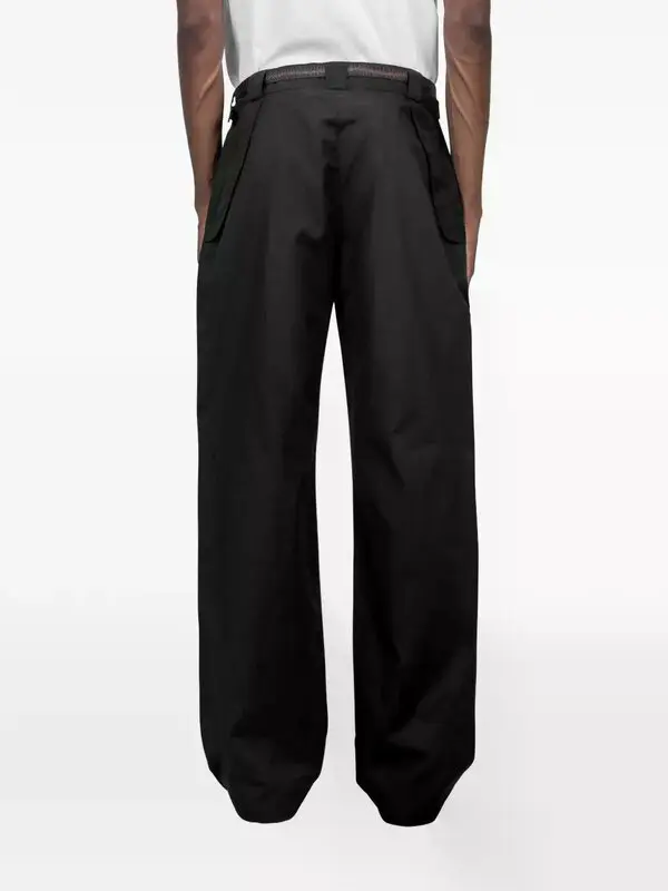 ROA Buckle-detail Trousers - Black