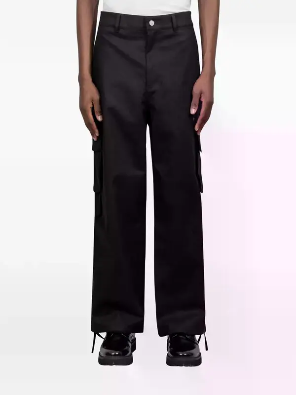 ARTE ANTWERP Button Trousers - Black